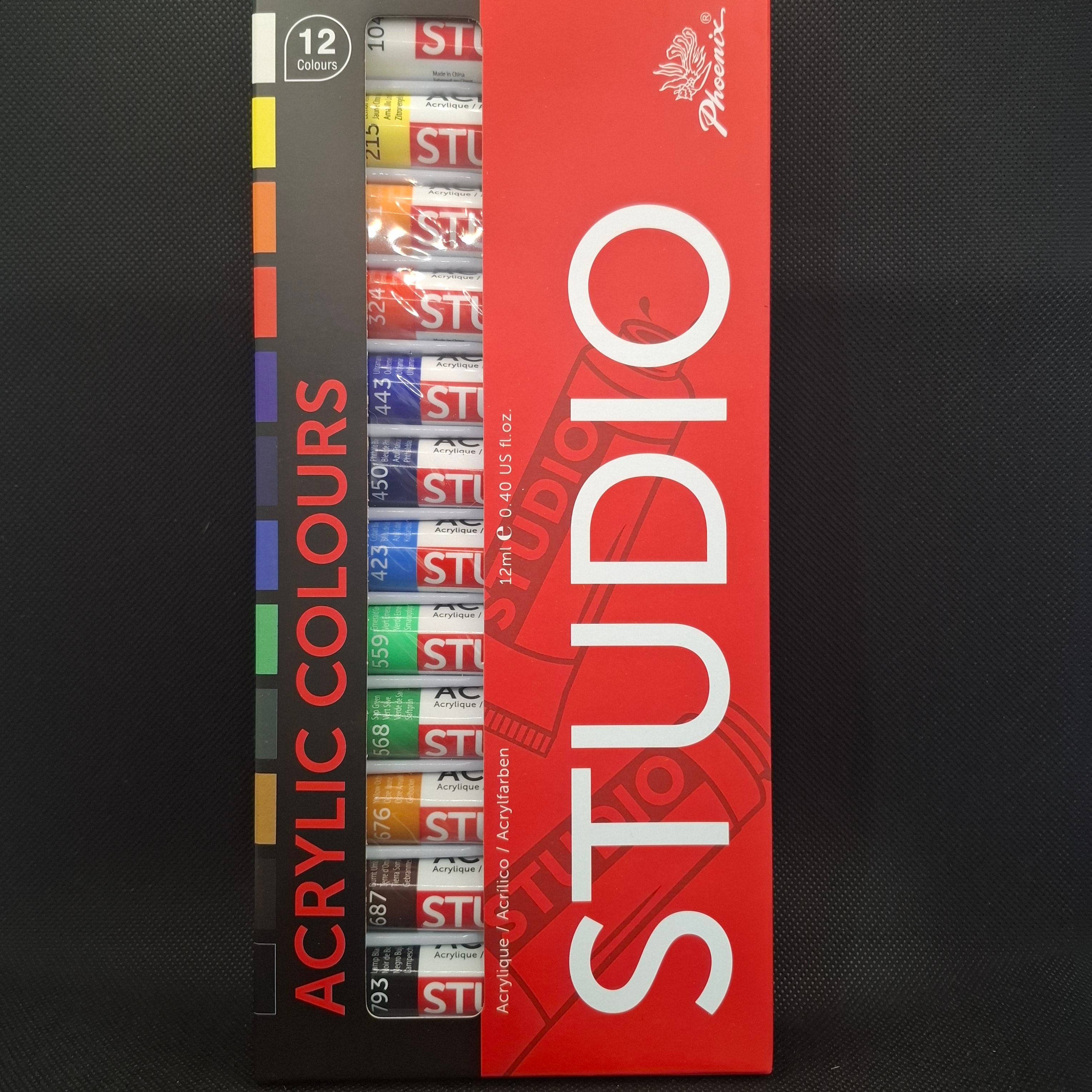Phoenix Studio Acrylic Colours Set – Art Supplies Southland